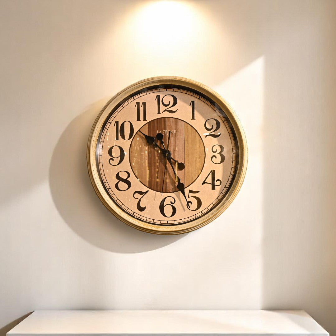 RusticAura Vintage Wall Clock – Interior Square