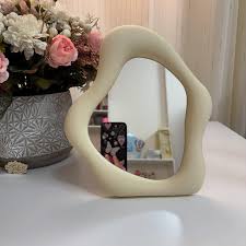 Modern Irregular Aesthetic Table Mirror – Interior Square